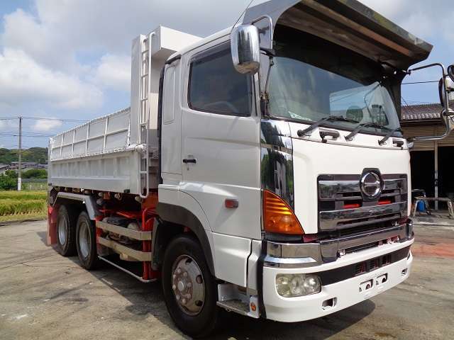 日野自動車 プロフィア (3076) 10tダンプ 極東 5.1m 2デフ F7MT 2009年 64.3万キロ (兵庫県) アクセルトラック - carview!