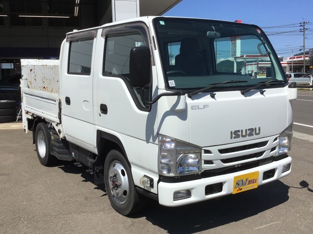 いすゞ エルフ 4WD ICターボ Wキャブ FFロー1.8t 2015年 10.2万キロ (秋田県) CAR CITY AKITA エスエム自動車商会元清水店 - carview!