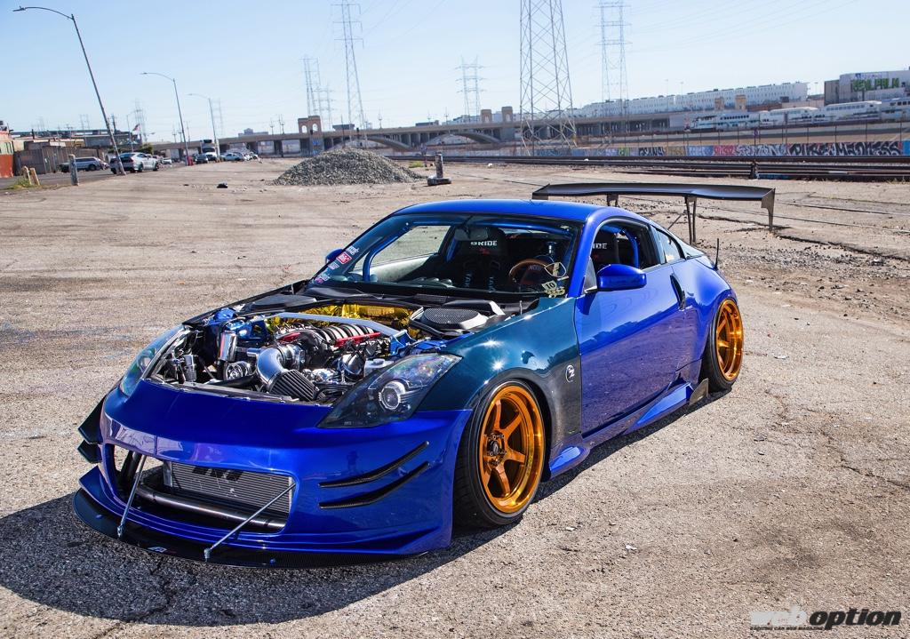 「アメリカンV8仕様のZ33が強烈すぎる！」熱血プライベーターによる野心作（web option） | 自動車情報・ニュース - carview!
