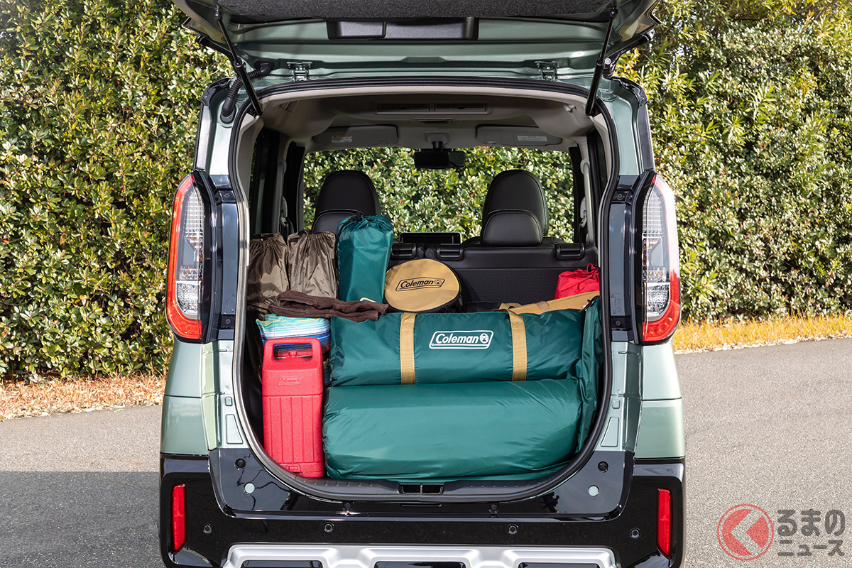 めちゃ広っ！ 新型軽SUV「デリカミニ」で「車中泊」は可能？ 身長180cmの編集部員が試してみた（くるまのニュース） | 自動車情報 ...