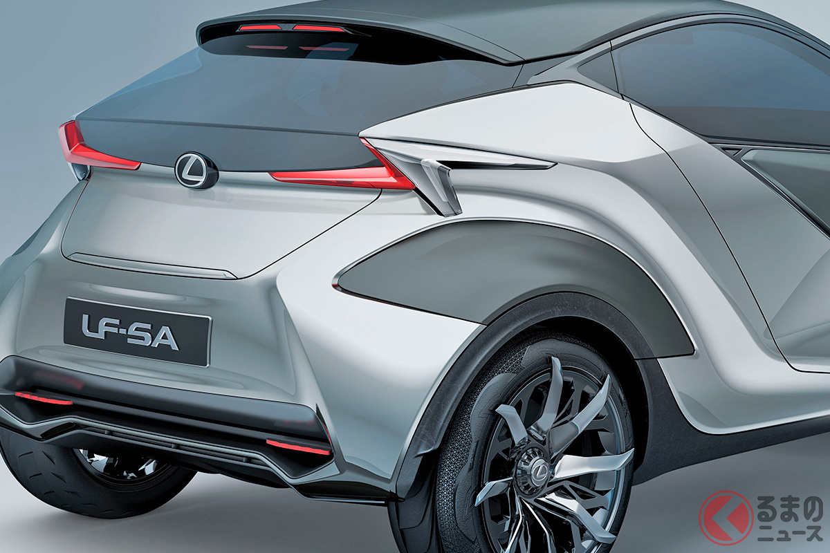 レクサスの「超コンパクトカー」!? 全長3.4m級小型SUV「LF-SA」の斬新さに「日本にピッタリ！」と反響も（くるまのニュース） | 自動車情報・ニュース - carview!