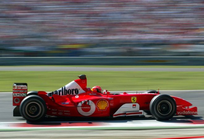 ミハエル・シューマッハーのドライブしたF1マシン『フェラーリF2003』がオークションに出品（AUTOSPORT web） | 自動車情報・ニュース - carview!