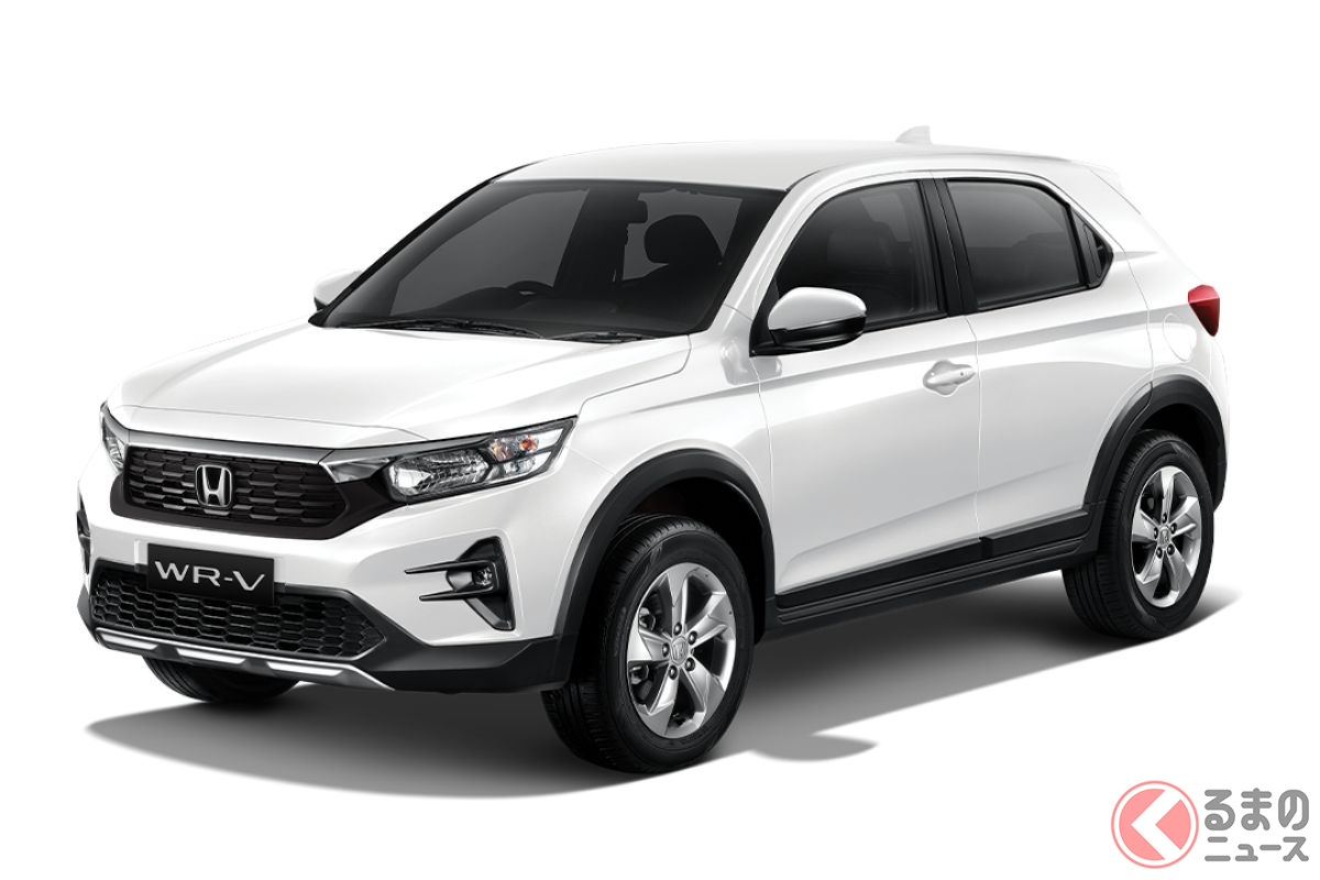 ゴツ顔ホンダ“最小級”「新型SUV」発売！ トヨタ「ヤリスクロス」サイズの“丁度いい”新「WR-V」泰で310万円から（くるまのニュース） | 自動車情報・ニュース - carview!