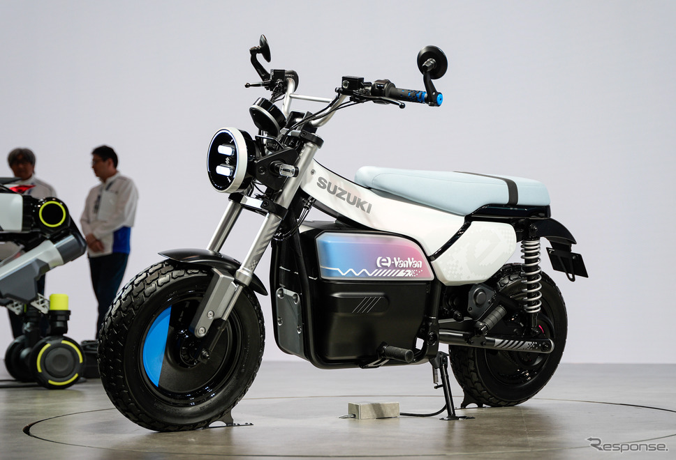 バンバンが復活！ スズキ『e-VanVan』実車を見たファンの反応は？…ジャパンモビリティショー2025（レスポンス）(ヘッドライン) | 自動車情報・ニュース - carview!