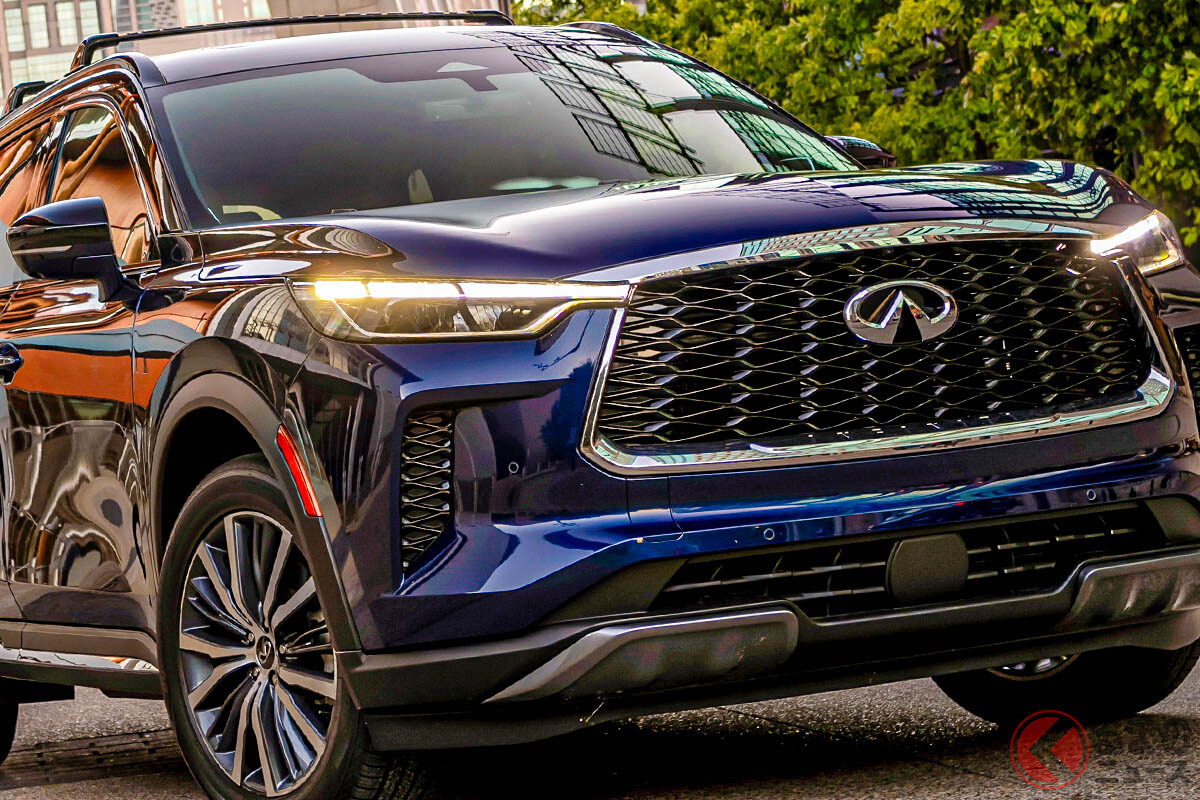 全長5m超！ 日産の新型「高級ド迫力SUV」は300馬力V6＋豪華内装！ インフィニティの米国最新「QX60」に熱望の声集まる（くるまのニュース） | 自動車情報・ニュース - carview!