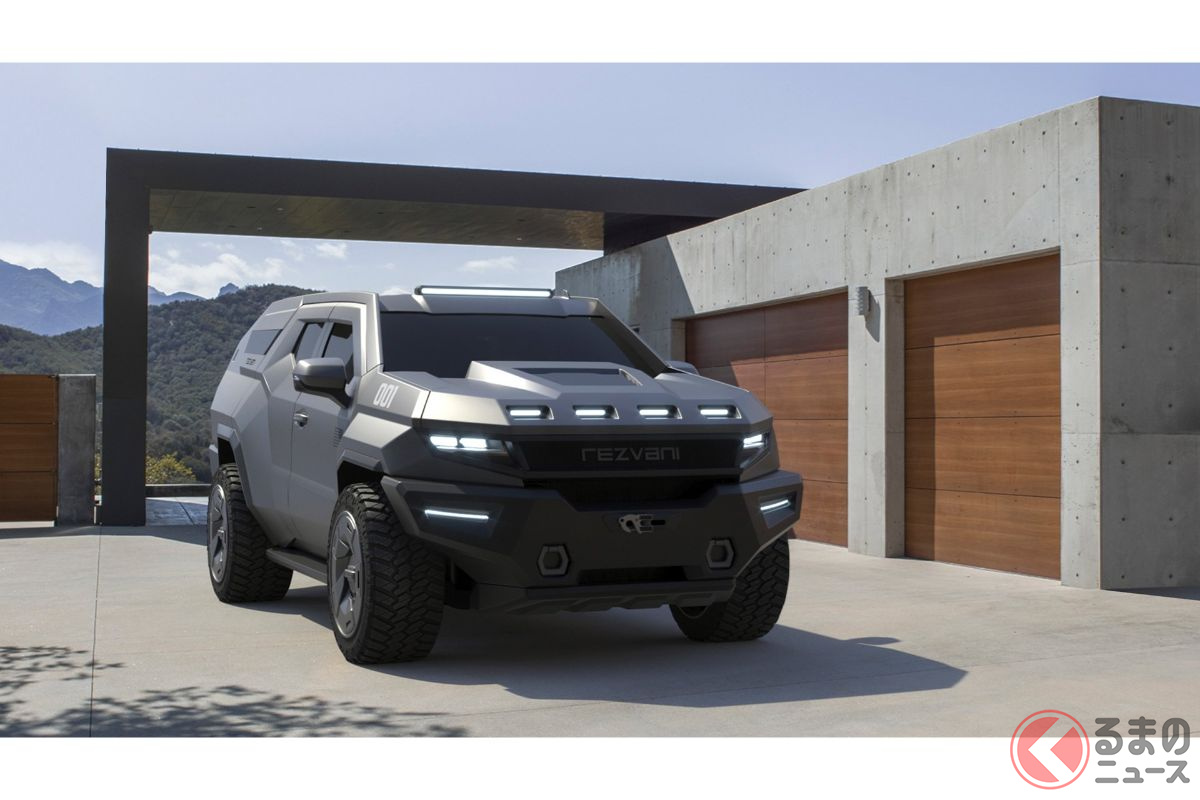 全長5m超え！ 「世界一タフ」な新型SUV世界初公開！ 侵入者には電撃“ビリビリ”!? 「ゲーム」から「現実」になる民間用装甲車「VENGEANCE」とは（くるまのニュース） | 自動車情報 ...