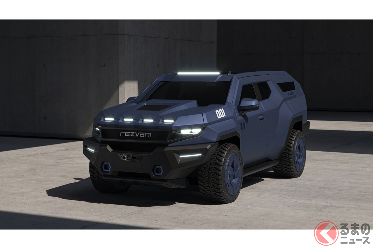 全長5m超え！ 「世界一タフ」な新型SUV世界初公開！ 侵入者には電撃“ビリビリ”!? 「ゲーム」から「現実」になる民間用装甲車「VENGEANCE」とは（くるまのニュース） | 自動車情報 ...