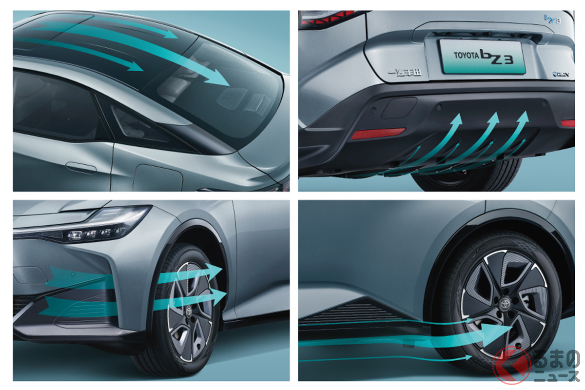 トヨタ「新型セダン」発売開始！ イケ顔「ハンマーヘッド」採用の新型「bZ3」 中国で331万円から（くるまのニュース） | 自動車情報・ニュース - carview!