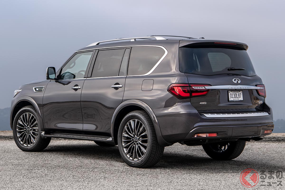 1200万円超！ 5.3mの巨大高級SUV インフィニティ「QX80」が迫力スゴすぎ！ 米国で2023年モデル発売（くるまのニュース） | 自動車情報サイト【新車・中古車】 - carview!