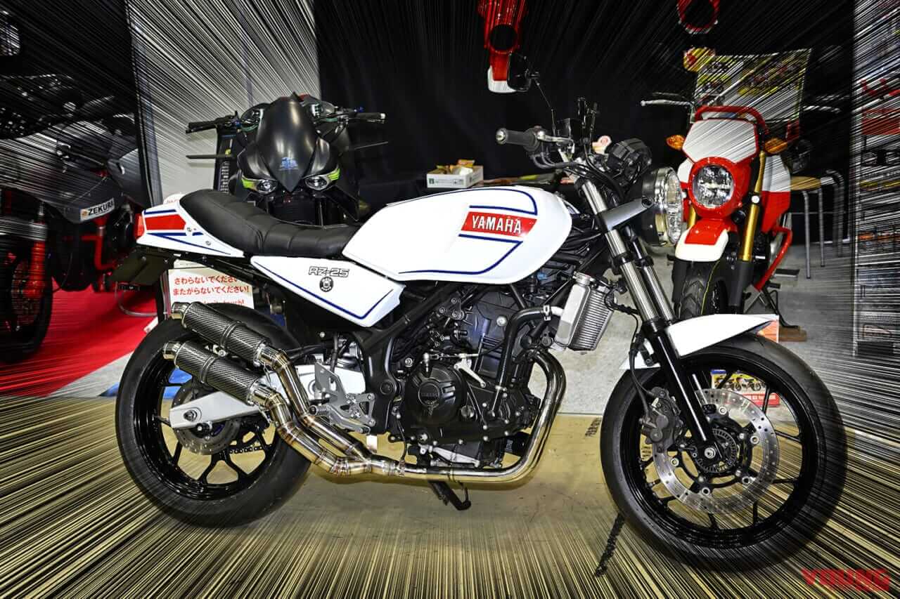 MTベースのRZ250?! 超厳選、注目カスタムマシン10選【東京モーターサイクルショー2023】（WEBヤングマシン） | 自動車情報・ニュース - carview!