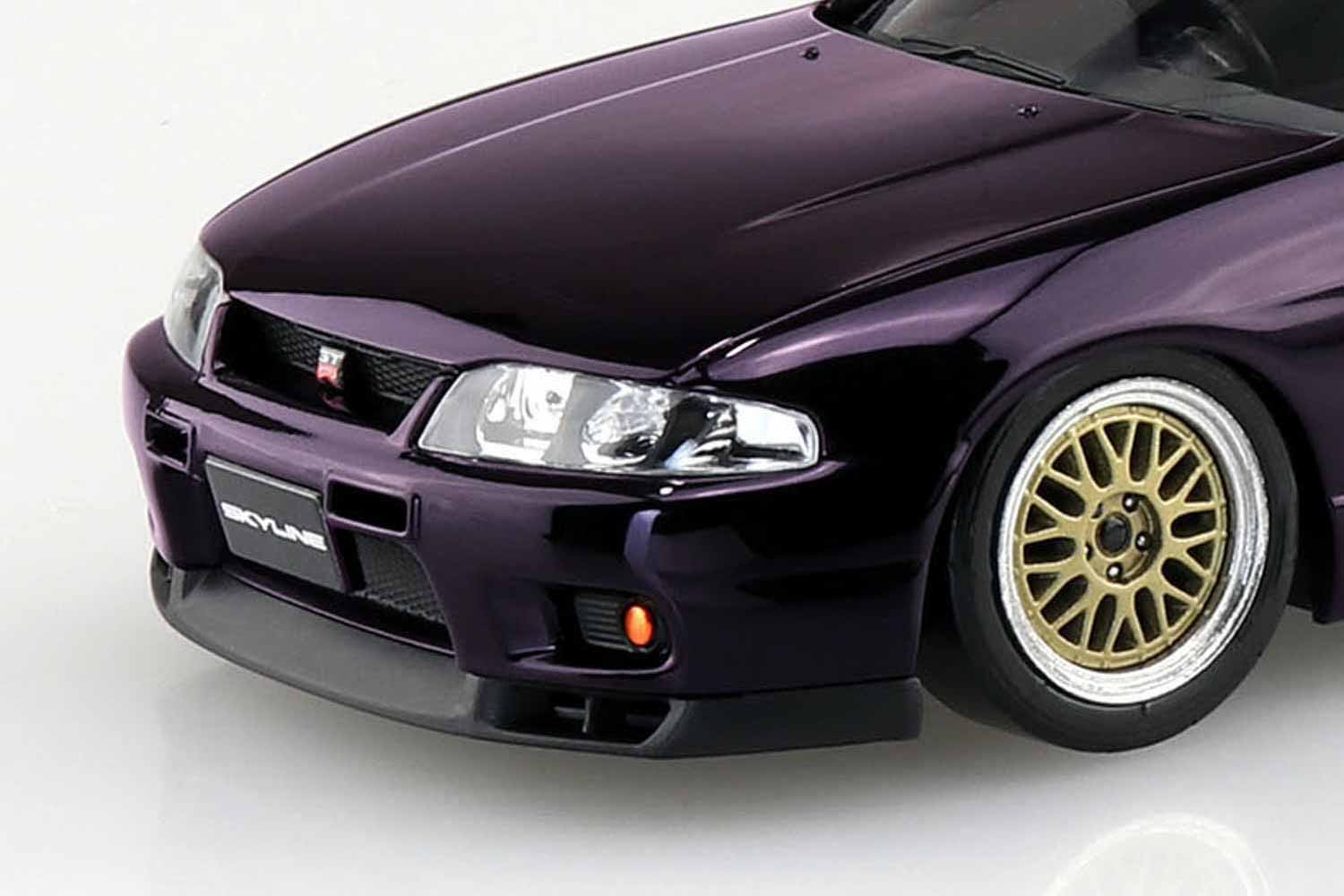 日産「R33GT-R」のカスタム仕様が作れる！ 接着不要のプラモデルが青島文化教材社から発売（Auto Messe Web） | 自動車情報・ニュース - carview!