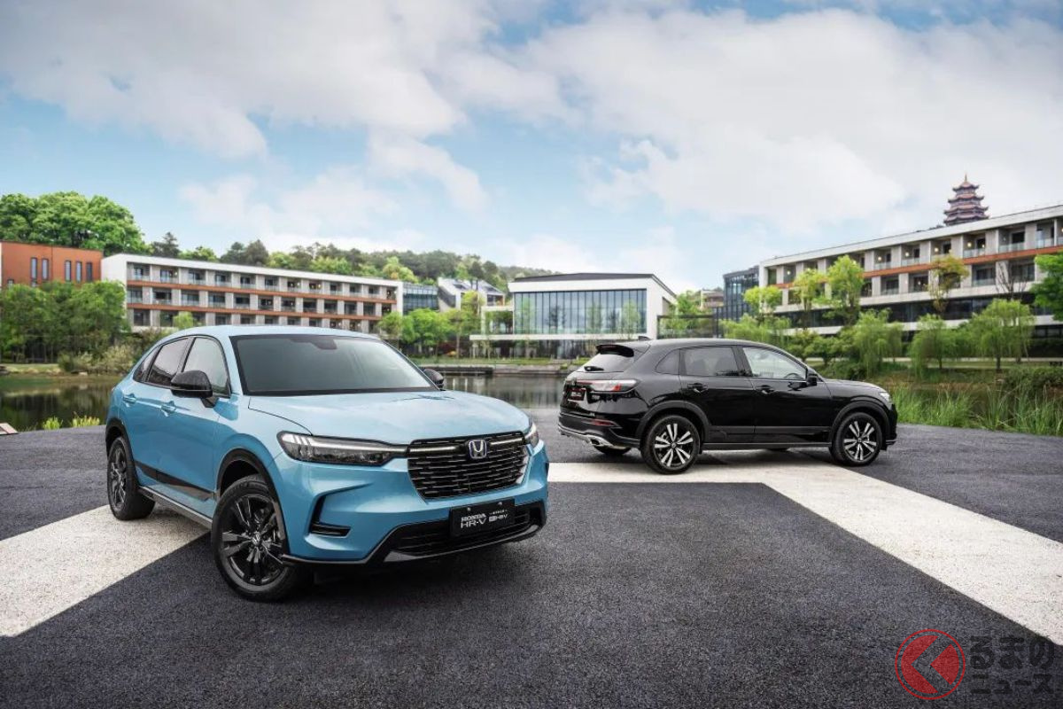 めちゃカッコイイ！ ホンダ新型「HR-V」発表！ 斬新“光るグリル”採用＆鮮烈レッド内容も用意！ 309万円から中国で登場（くるまのニュース） | 自動車情報・ニュース - carview!