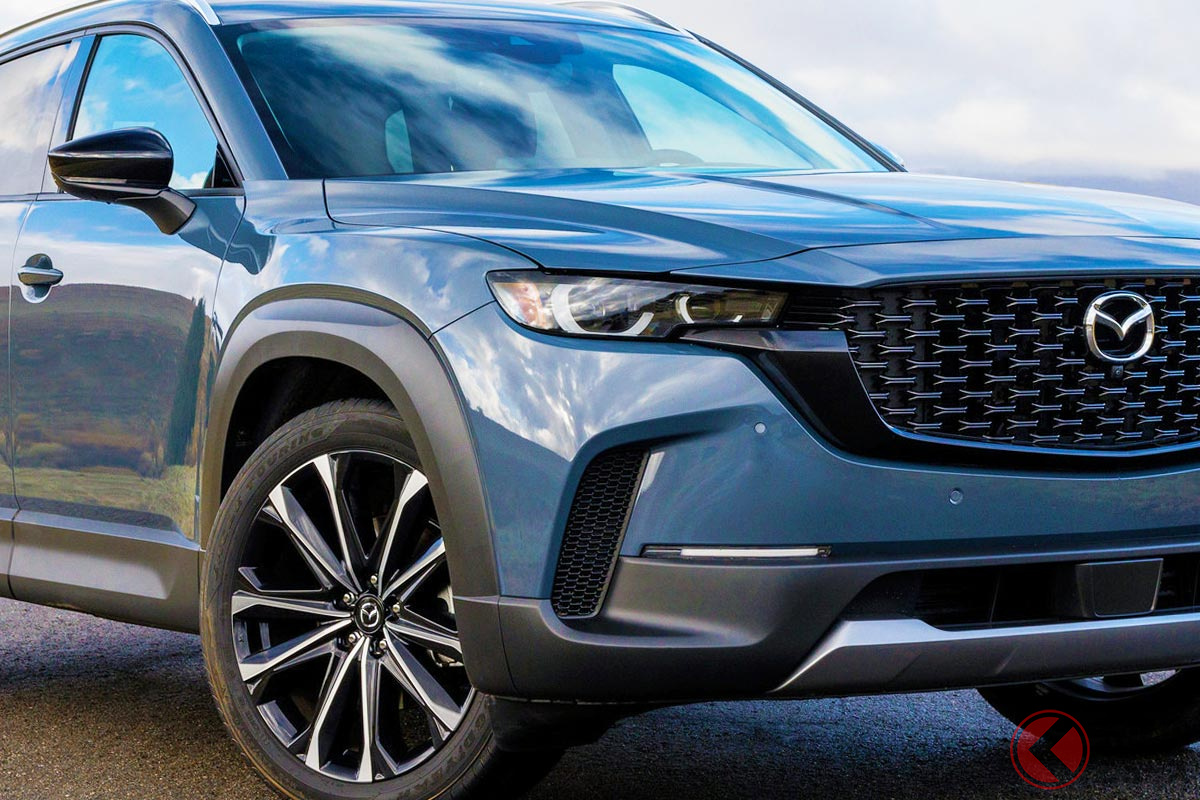 マツダが迫力満点の「新型ワイルドSUV」公開！ 悪路走破性バツグンの「アウトドア仕様」がカッコいい！ 新型「CX-50」中国で約312万円から（くるまのニュース） | 自動車情報・ニュース ...