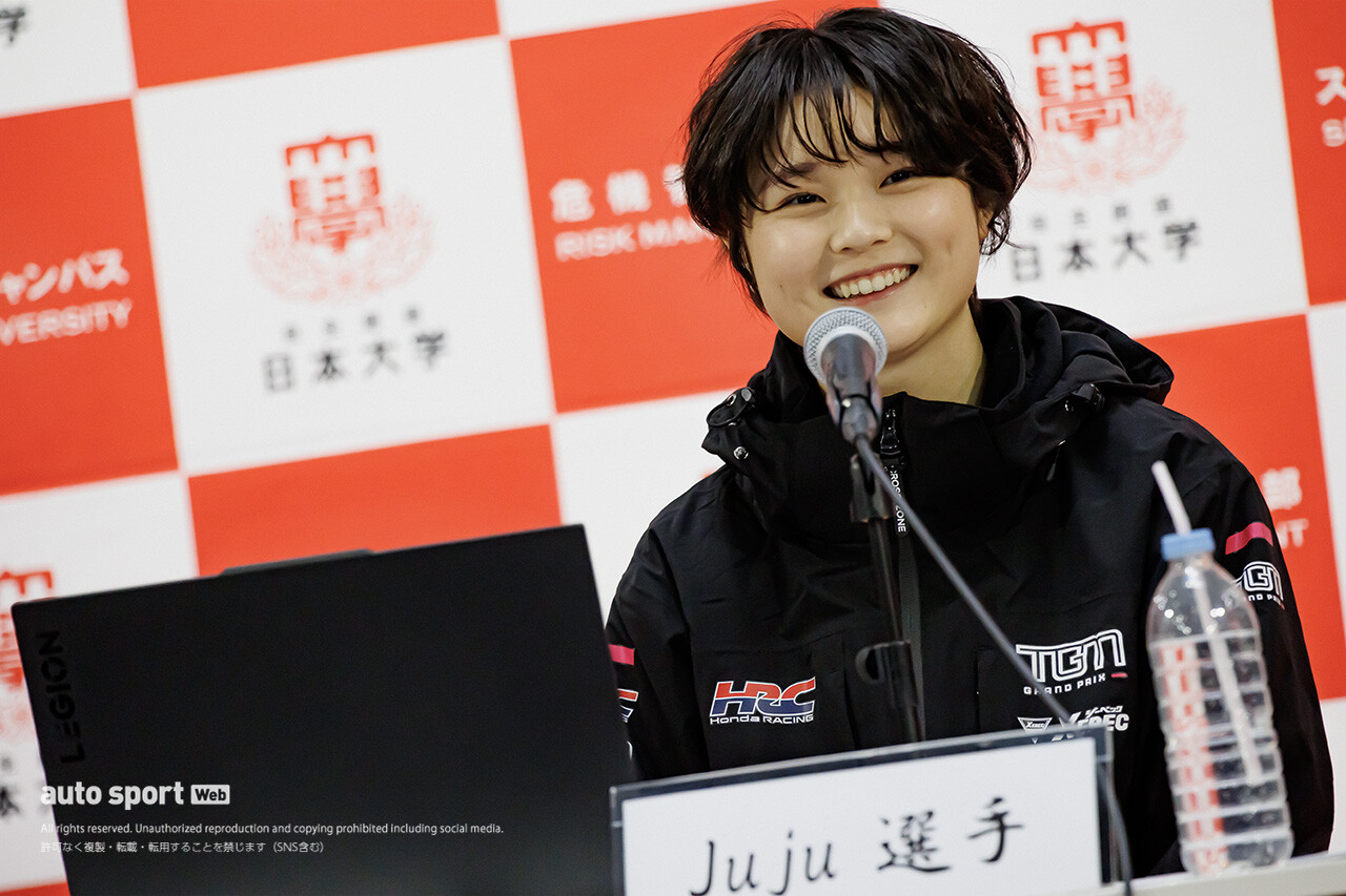 現役女子高生から女子大生レーサーへ。Jujuが日本大学スポーツ科学部入学を発表、SFと学生の二刀流に挑戦（AUTOSPORT web） | 自動車情報・ニュース - carview!