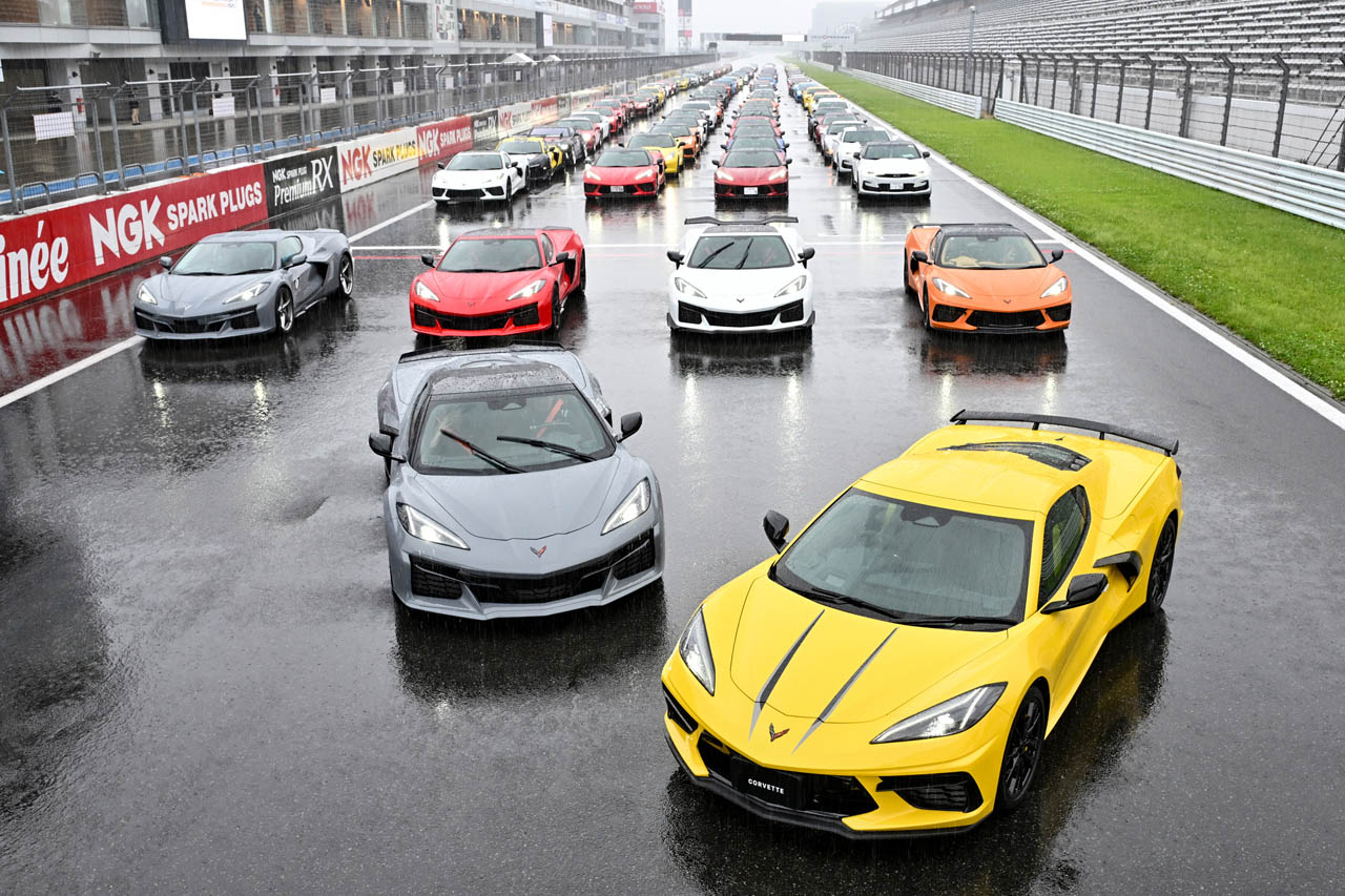 最新「コルベット」の「隠し玉」2モデルがベールを脱いだ！ 富士で開催された「シボレー・ファンデイ」から詳細リポート（LEVOLANT） | 自動車情報・ニュース - carview!