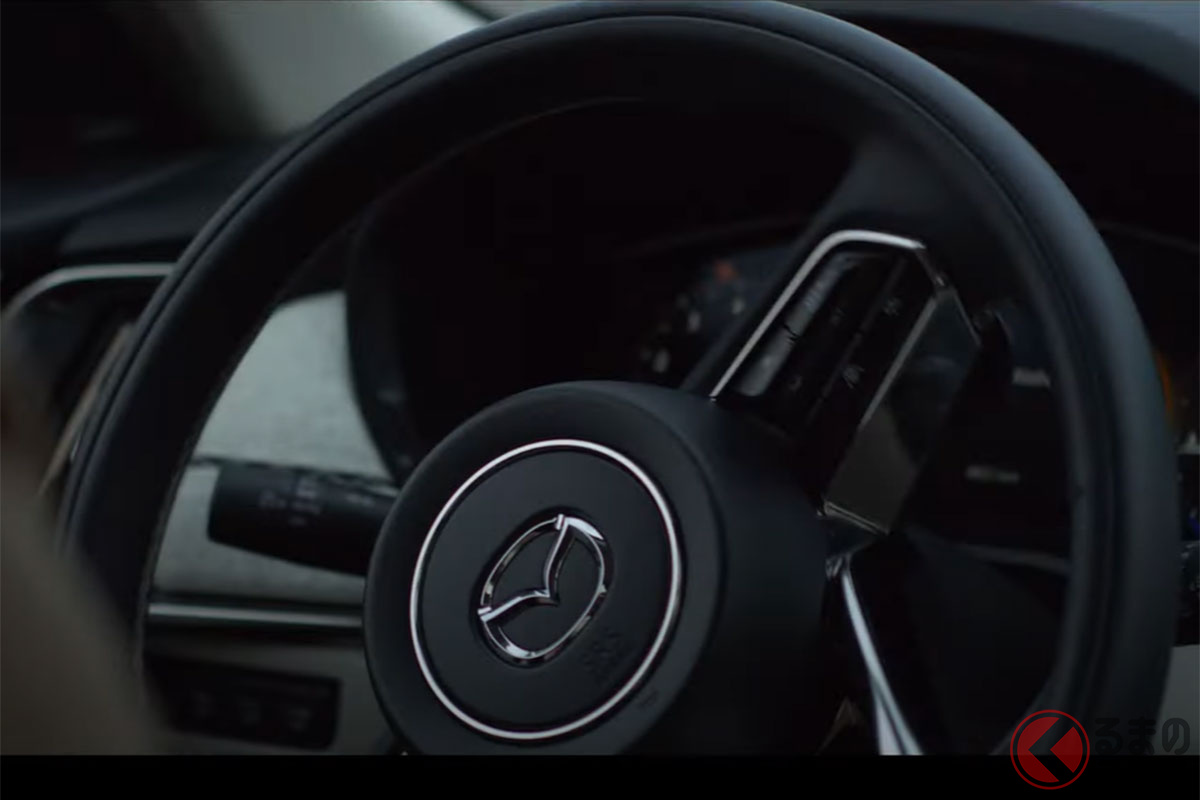 今度はリアを“チラ見せ!?” マツダ「最高級3列SUV」まもなく登場！ SNSで新型「CX-90」の新たな動画を公開！（くるまのニュース） | 自動車情報・ニュース - carview!