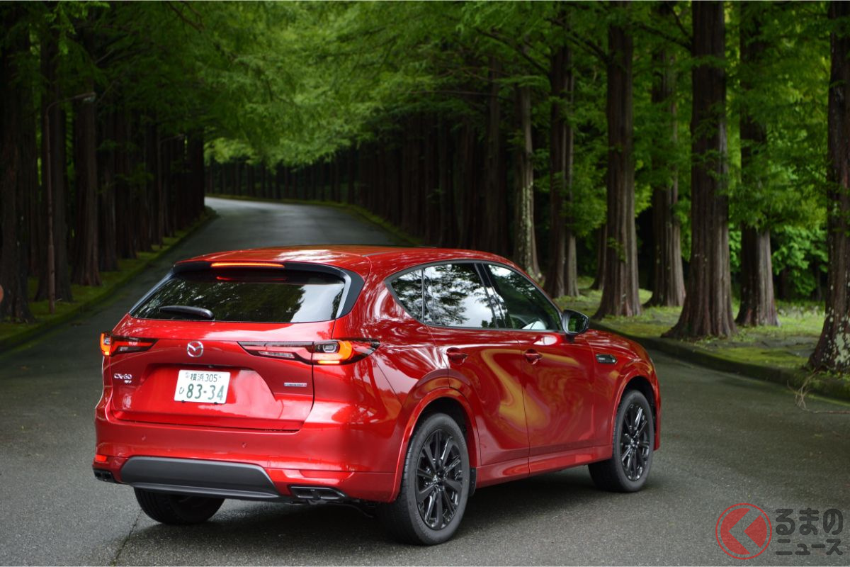 今度はリアを“チラ見せ!?” マツダ「最高級3列SUV」まもなく登場！ SNSで新型「CX-90」の新たな動画を公開！（くるまのニュース） | 自動車情報サイト【新車・中古車】 - carview!