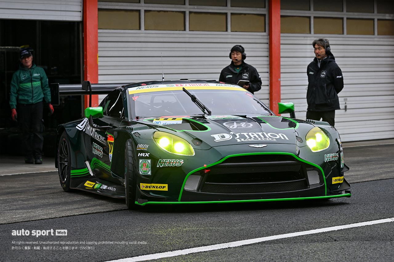D’station Racingが新型バンテージAMR GT3エボをもてぎでシェイクダウン。好感触を得る（AUTOSPORT web） | 自動車情報・ニュース - carview!