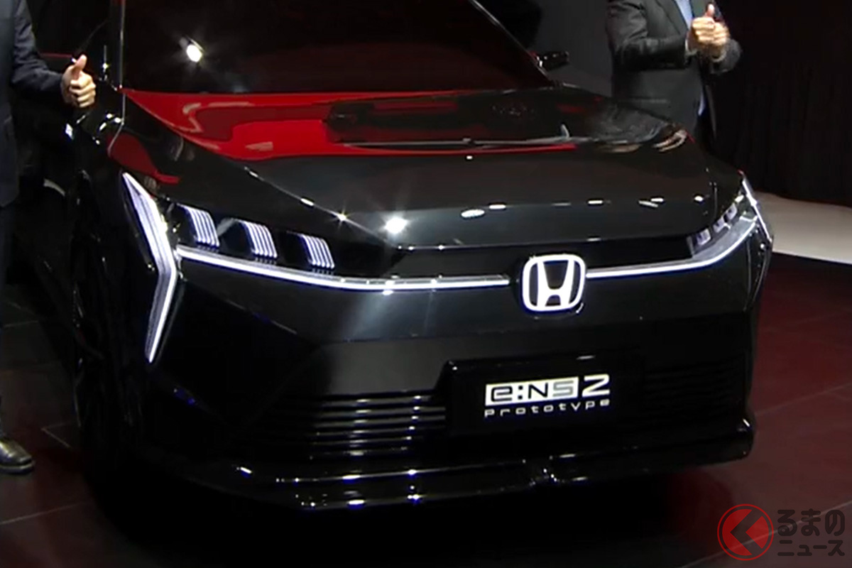 ホンダ新型「“黒”SUV」初公開に称賛の声！ “シンプルデザイン”がカッコイイ！ 新型「e：N SUV序」に反響集まる（くるまのニュース） | 自動車情報・ニュース - carview!