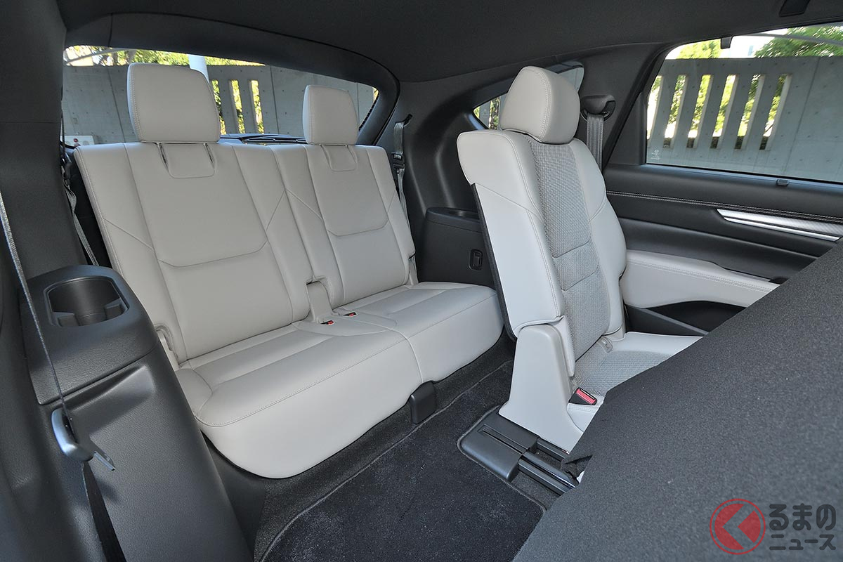 全長5m超の最強マツダ車お披露目！ 新型高級3列SUV「CX-90」米で世界初公開！ 日本の「CX-8」と何が違う？（くるまのニュース） | 自動車情報・ニュース - carview!