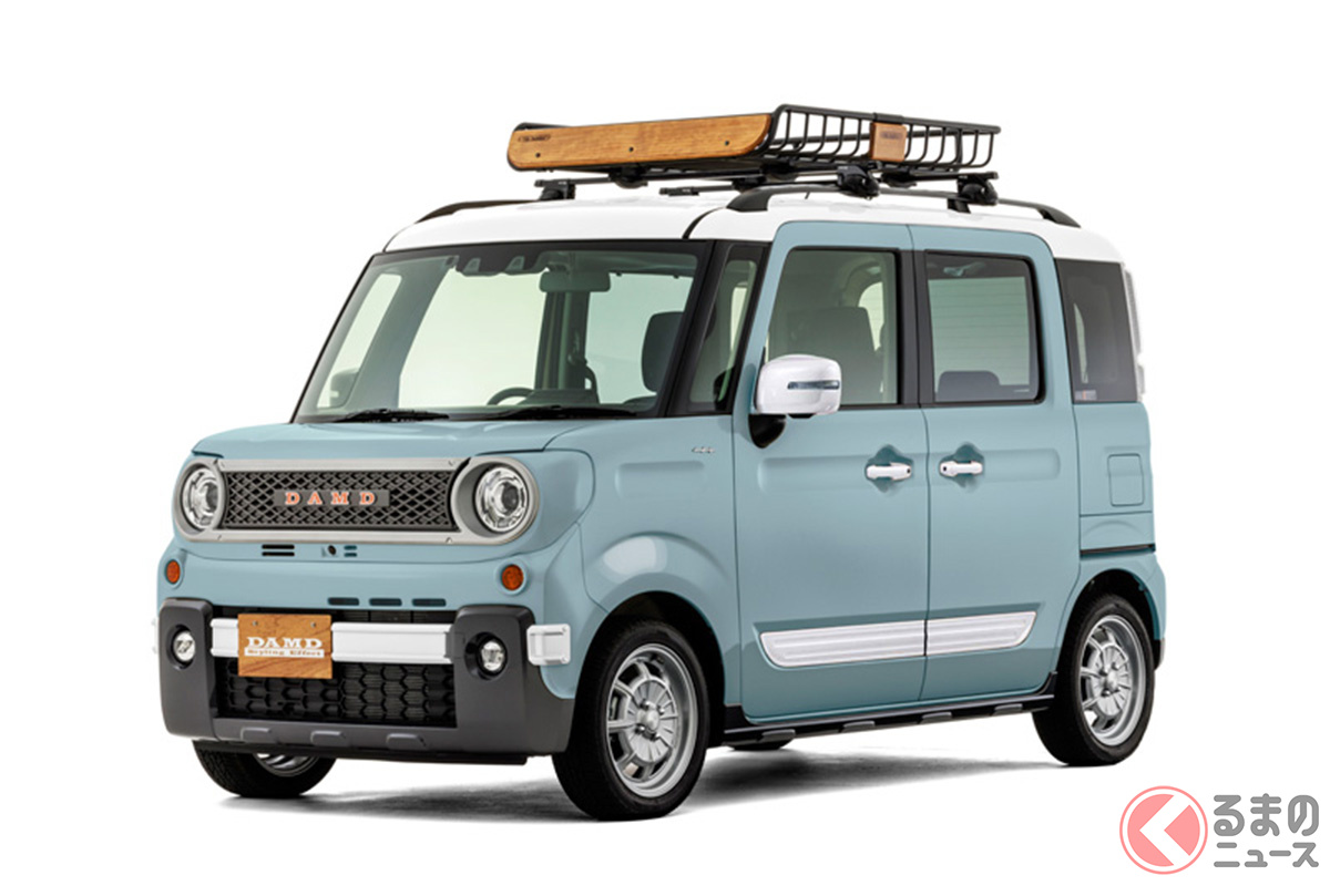 「ジムニー」顔の軽スーパーハイトワゴン!? レトロ風味が「オシャ」なカスタムキット DAMD「ノマド」とは（くるまのニュース） | 自動車情報・ニュース - carview!