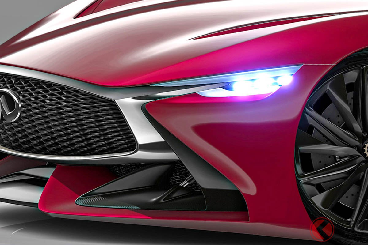 全長5m級！ 日産の「和製スーパーカー」！ 4.5リッター「V8」搭載の「FRマシン」！ ド迫力ウィングも超カッコイイ「インフィニティC VGT」とは（くるまのニュース） | 自動車情報 ...