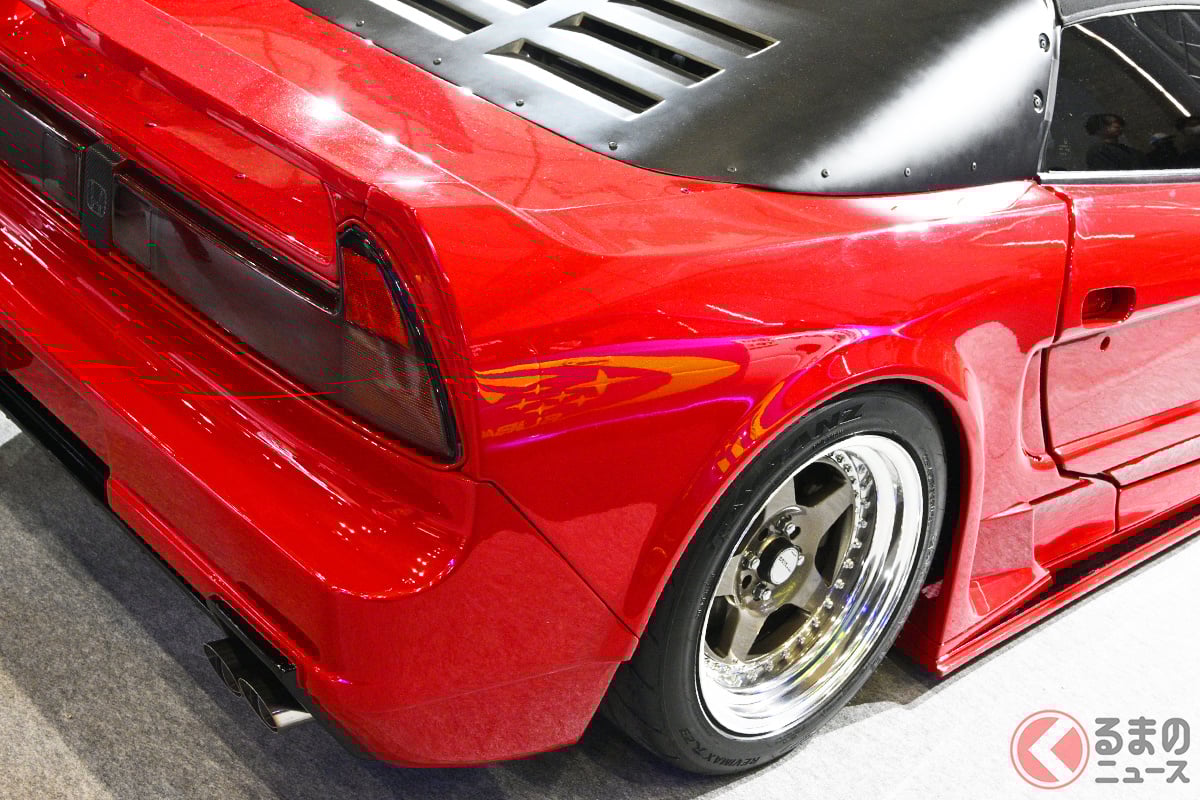 まるで“ミニNSX”な「miNiSX660」初公開！ 「リトラ」再現＆“ホンモノ”のテールライト採用！ 発売予定のワイズスクエアの「S660カスタムカー」東京オートサロン2025に登場 ...