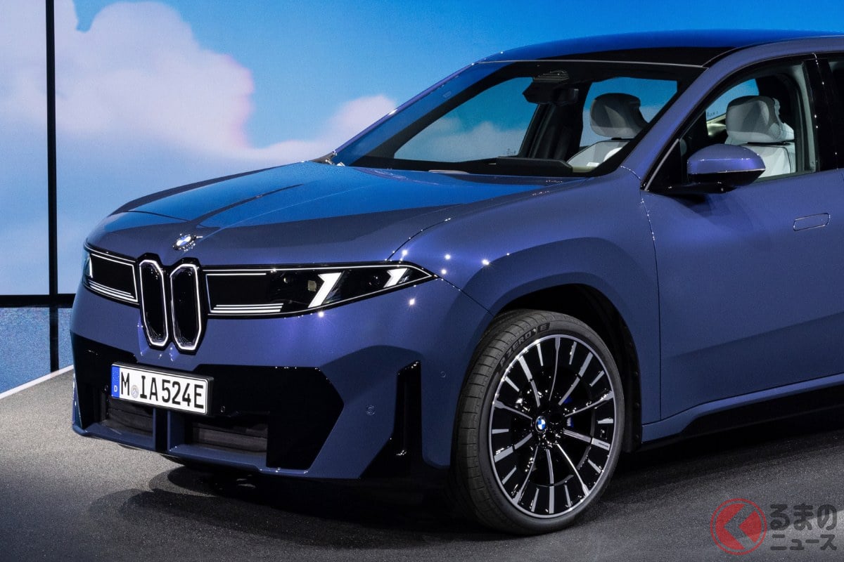 BMW「新型ミドルSUV」世界初公開！ コンパクト化された縦型キドニーグリル採用 航続距離800km超えで469馬力・645NmのEV 新型「iX3」独国で発表！（くるまのニュース ...
