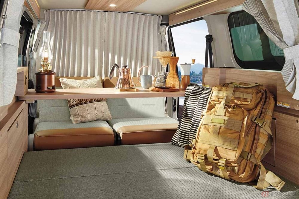 日産が提案する車中泊の新たな形！「NV200バネット MYROOM」登場（バイクのニュース ） | 自動車情報・ニュース - carview!