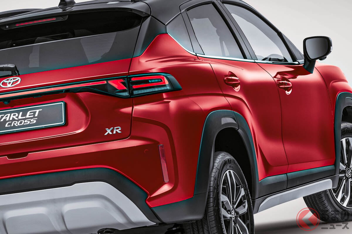 トヨタ新型「スターレット」公開！ 全長4m以下の「コンパクトSUV」が“25年ぶり”復活!? MT設定もある「新“クロス”」南アで登場（くるまのニュース） | 自動車情報・ニュース ...