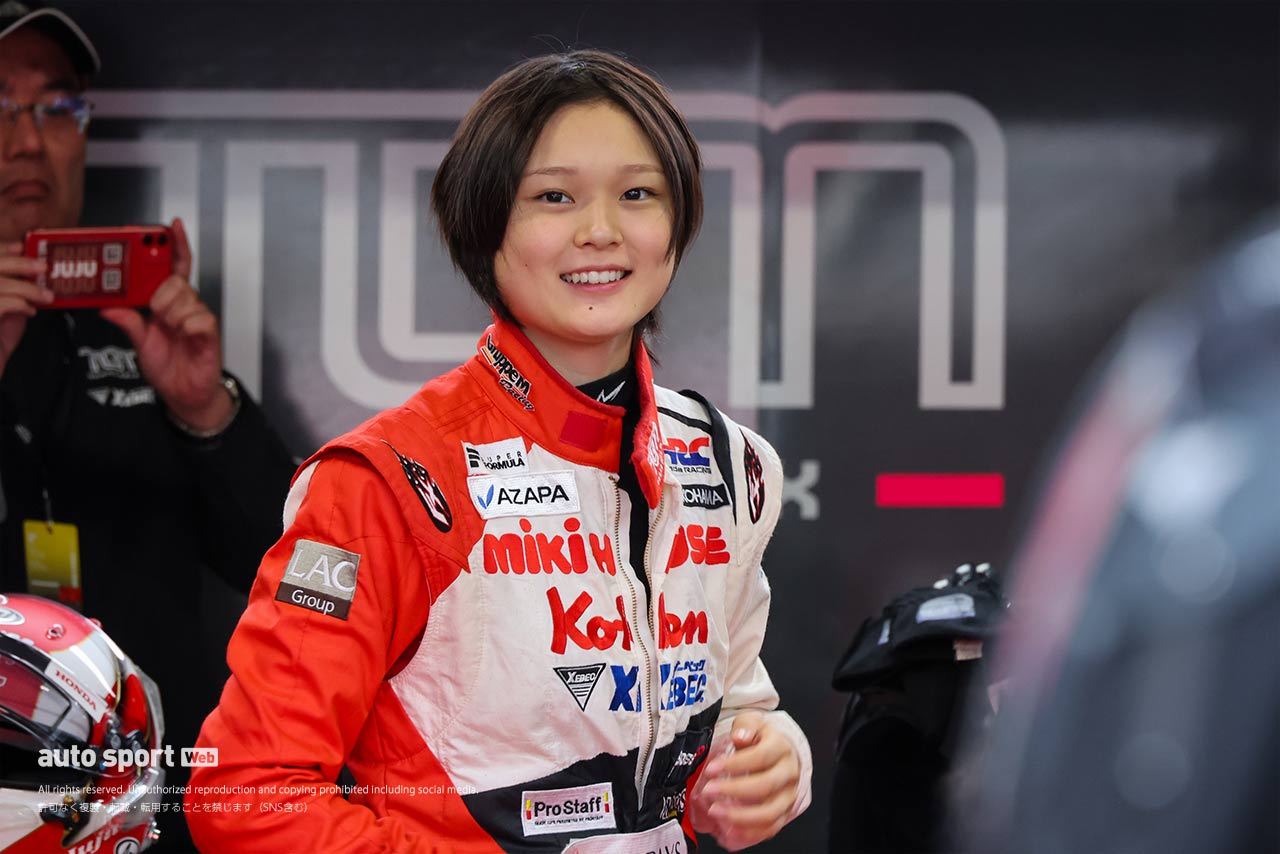 「景色も何もない。真っ白です」Juju、SF初ウエットレースで視界に驚く／第3戦SUGO（AUTOSPORT web） | 自動車情報・ニュース - carview!