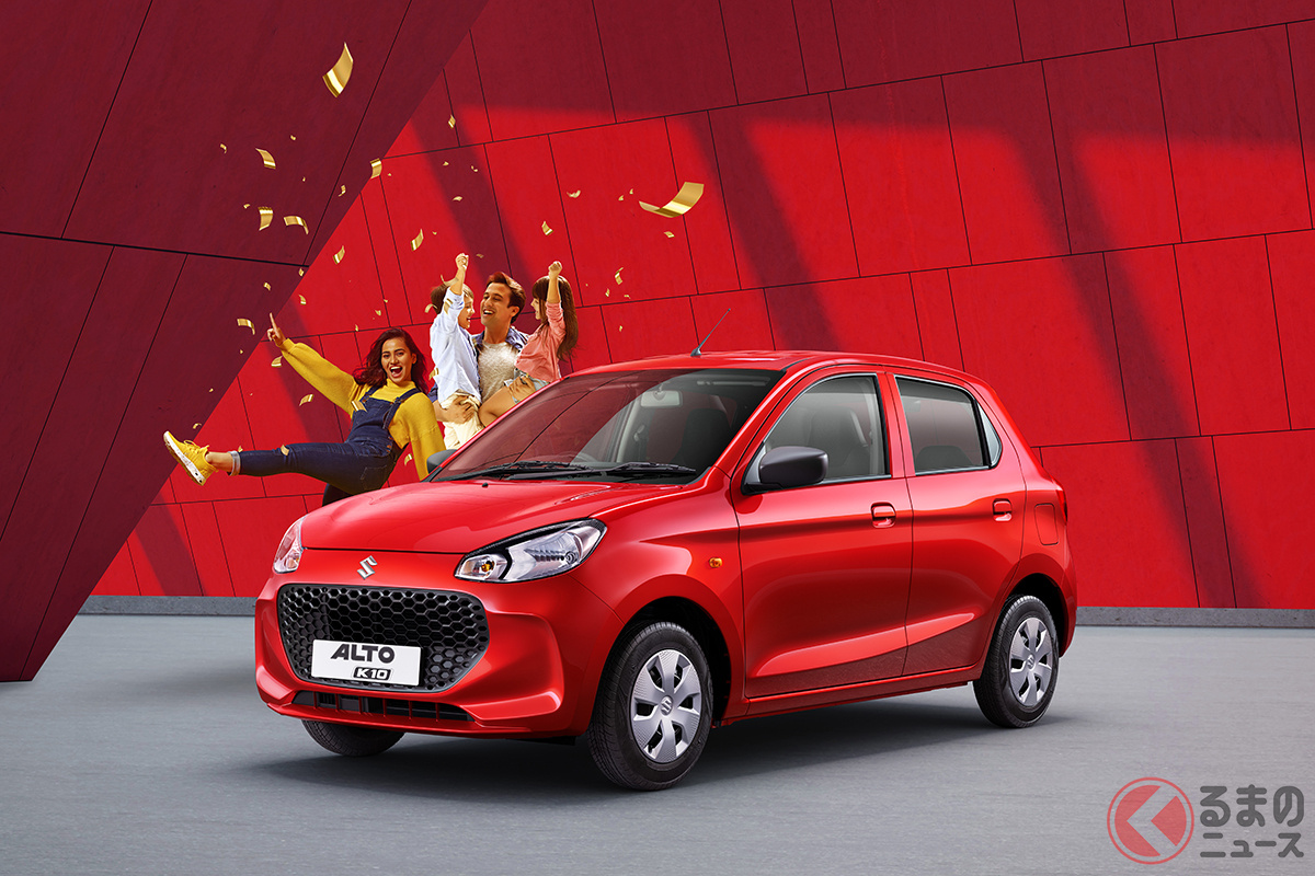 スズキ、新コンパクト「アルトK10 CNG仕様」印で発売！ MT専用で価格は約103万円（くるまのニュース） | 自動車情報・ニュース - carview!