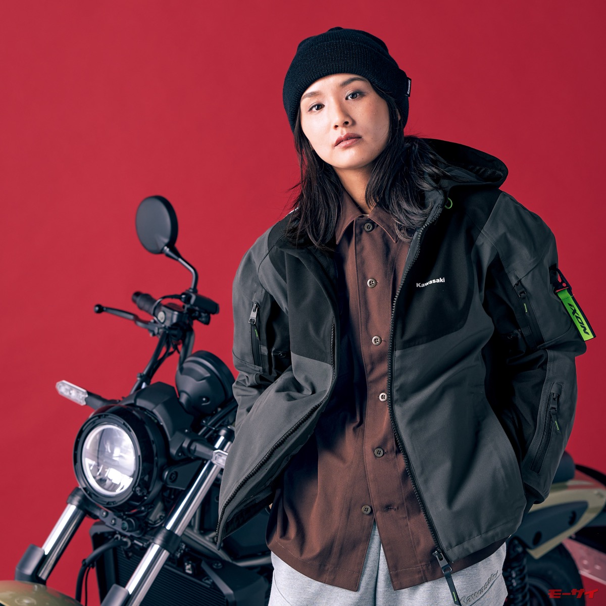 【カワサキ×IXON】初コラボでジャケットを設定！2024秋冬から販売中！緑がチラチラ、かっこいい！ （モーサイ）(ヘッドライン) | 自動車情報・ニュース - carview!