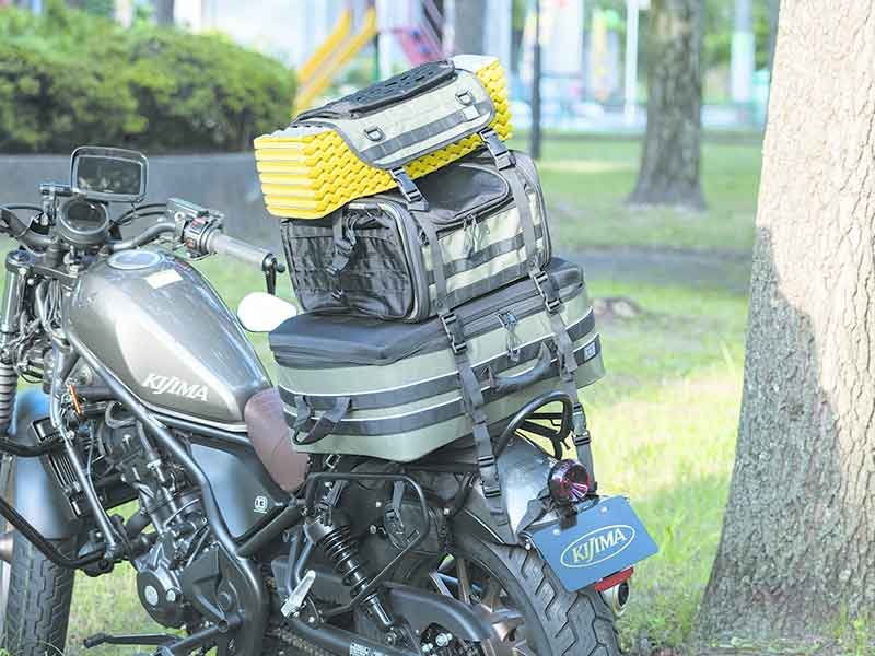 キジマから「K3 ウォータープロテクトシートバッグ WP01」が発売！（バイクブロス）の写真(4ページ目) | 自動車情報・ニュース - carview!