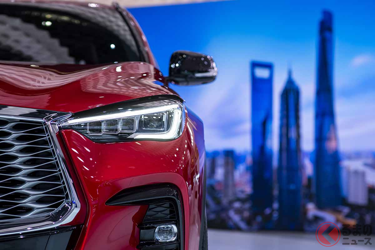 ド迫力の日産高級SUVクーペ「QX55」最新型が登場！ 約780万円から中国で発売（くるまのニュース） | 自動車情報・ニュース - carview!