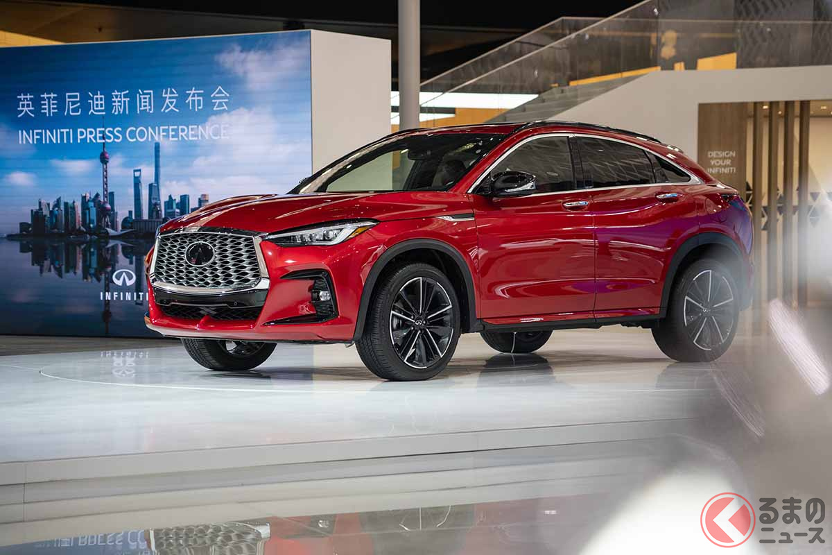 ド迫力の日産高級SUVクーペ「QX55」最新型が登場！ 約780万円から中国で発売（くるまのニュース） | 自動車情報サイト【新車・中古車】 - carview!