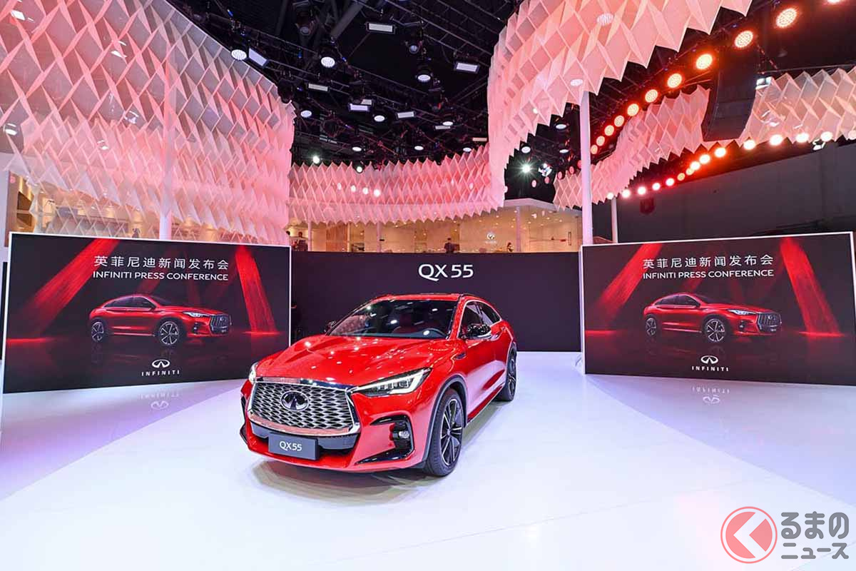 ド迫力の日産高級SUVクーペ「QX55」最新型が登場！ 約780万円から中国で発売（くるまのニュース） | 自動車情報サイト【新車・中古車】 - carview!