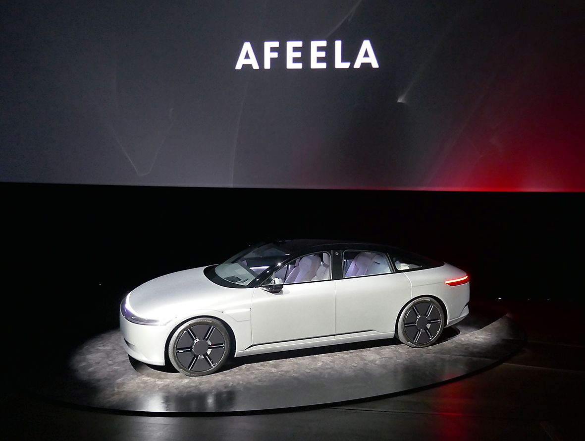 ソニー・ホンダモビリティ、新型ev「アフィーラ」プロトタイプをジャパンモビリティショーで日本初披露 報道陣に先行公開（日刊自動車新聞