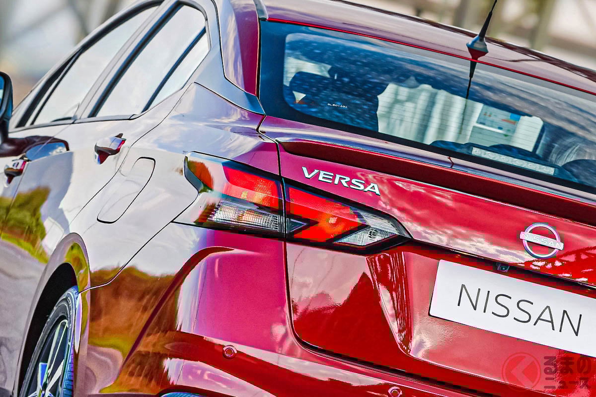 約345万円！ 日産「新型コンパクト“セダン”」実車公開！ 全長4.5m以下ボディ＆迫力顔が“超スポーティ”な「SR」伯に登場（くるまのニュース） | 自動車情報・ニュース - carview!