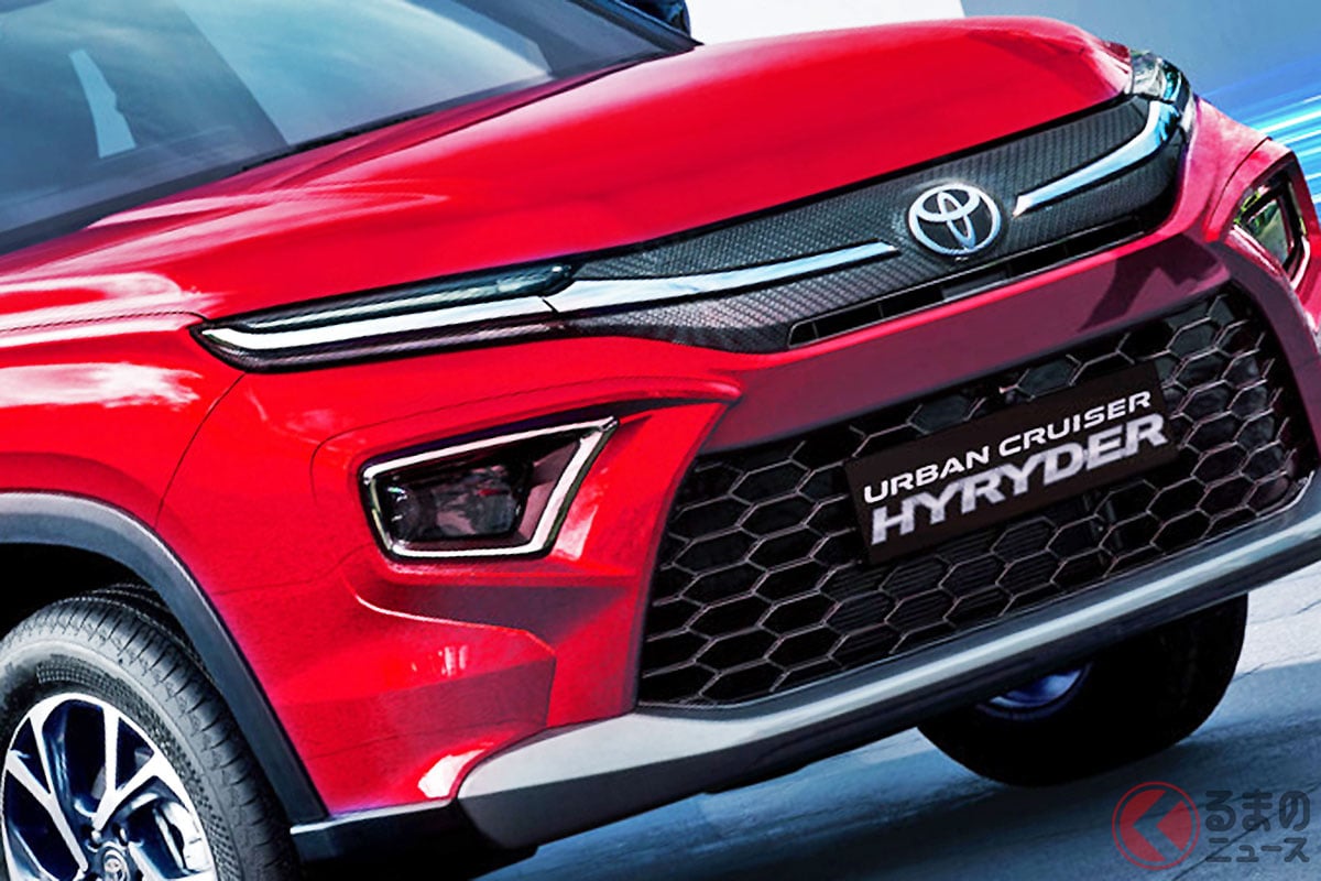 【インド】200万円以下！ トヨタの「コンパクトSUV」がスゴい！ MTあり＆「イケ顔」精悍スタイルで超カッコいい！ 海外モデル「アーバンクルーザー ハイライダー」とは（くるまのニュース ...