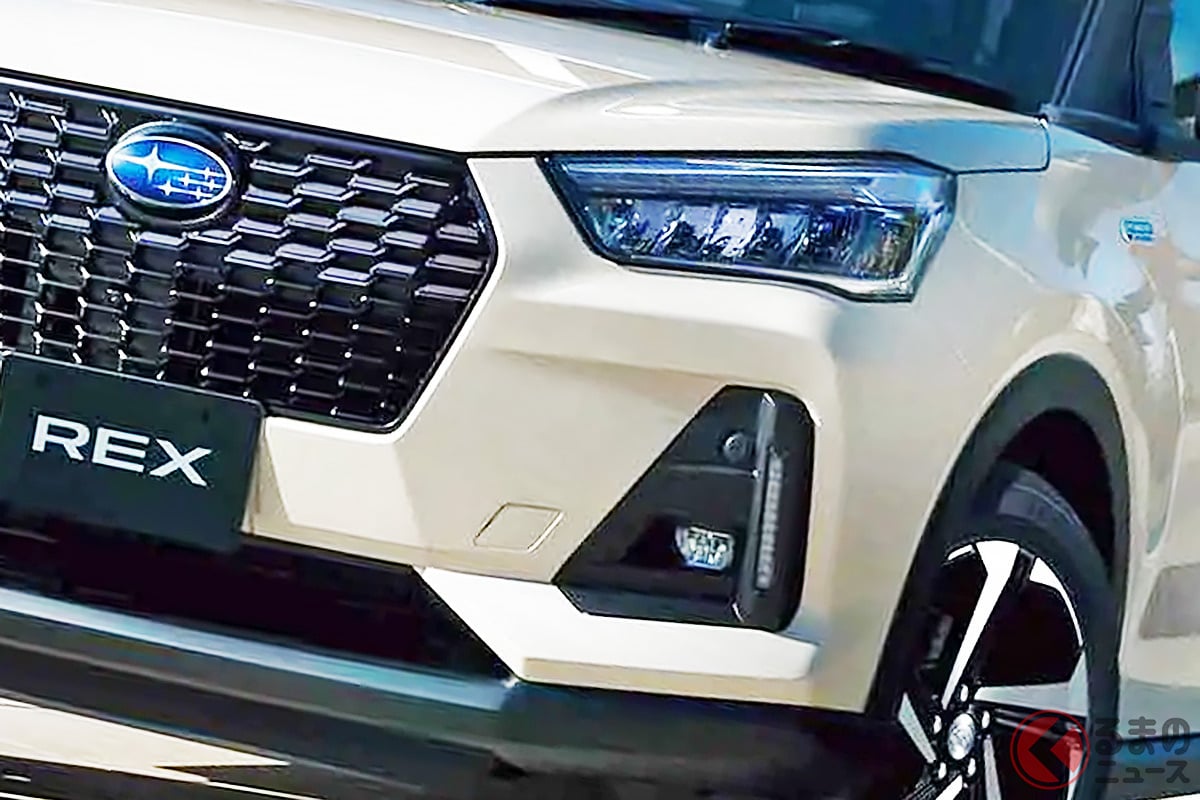 約220万円！ スバルの最新「“最小”SUV」がスゴい！ 「リッター28キロ」走る低燃費＆全長4m以下の「“手ごろ”サイズ」！ タフ顔も凛々しい「新レックス HEV」に注目！（くるまのニュース ...