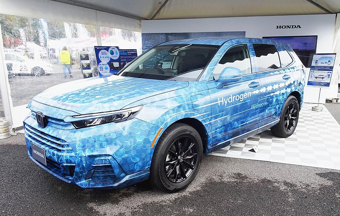 ホンダ、FCVの試作車をFSWで初披露 ベース車は新型「CR-V」 PHV機能で実用性向上（日刊自動車新聞） | 自動車情報・ニュース - carview!