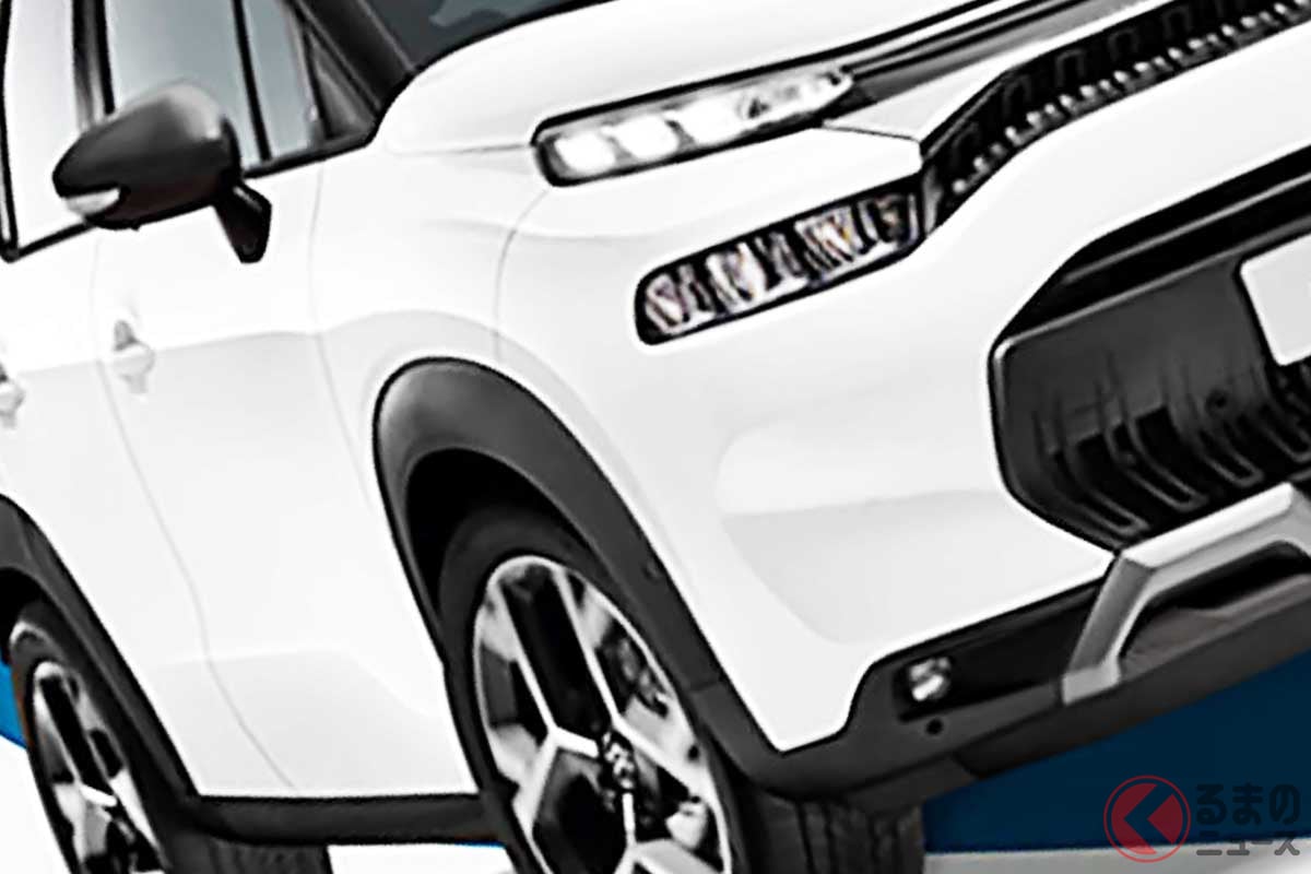 新型「小さな“高級SUV”」公開！ 全長4.1m級ボディ＆めちゃオシャレな「トリコロール」仕様！ 「赤白青」な「C3エアクロスSUV」登場！（くるまのニュース） | 自動車情報・ニュース ...