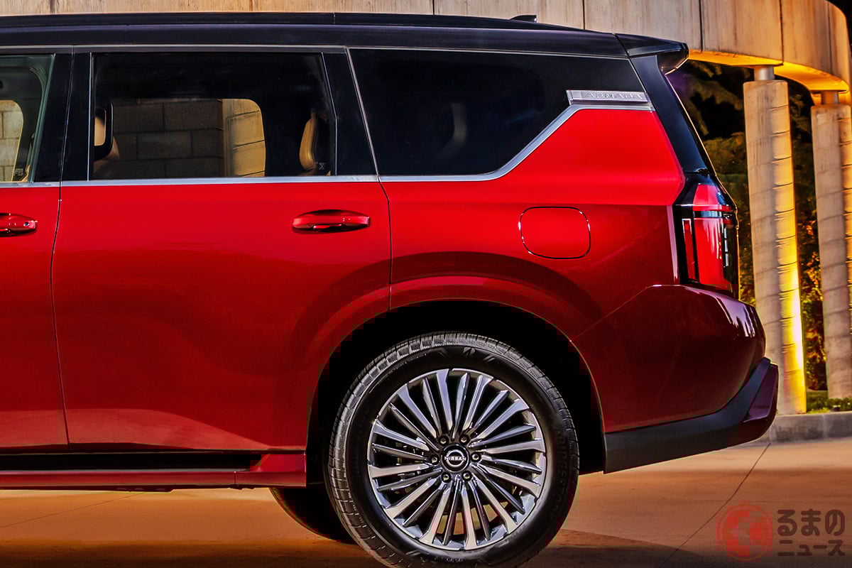 日産が「新型“8人乗り”SUV」を公開！ 「V6ツインターボ」×超豪華インテリア採用！ 全長5.3mボディに斬新「コの字ライト」がカッコイイ「新型アルマダ」米で発表（くるまのニュース ...