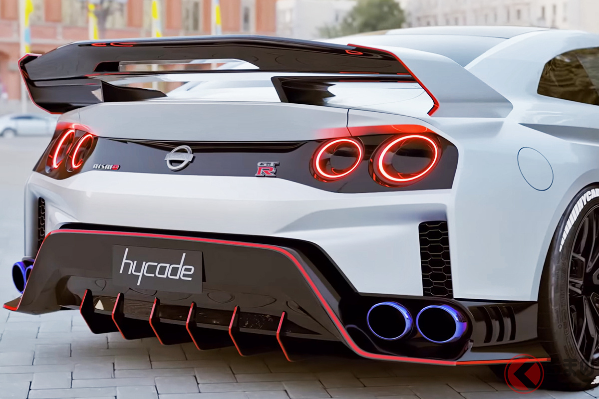 登場いつ!? 待望のニッサン“次期型”「GT-R」？ 超リアルな「ド迫力ボディ」！ 「R36型GT-R NISMO」大胆予想レンダリングが超カッコイイ（くるまのニュース） | 自動車情報 ...