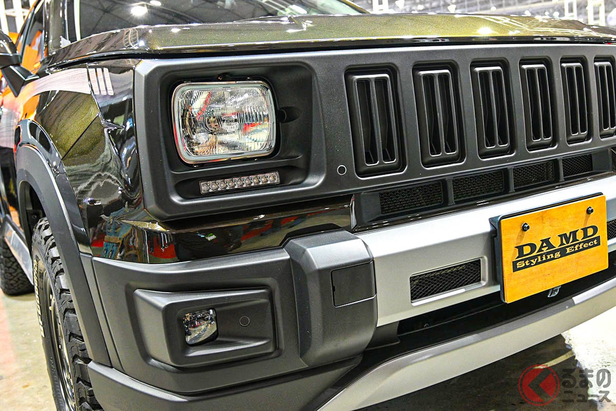 レトロ顔のホンダ「WR-V」!? 角目＆“カクカク”な旧車デザインの「DAMD Reverb」初公開！ アメリカンな「新カスタムモデル」登場（くるまのニュース） | 自動車情報・ニュース ...