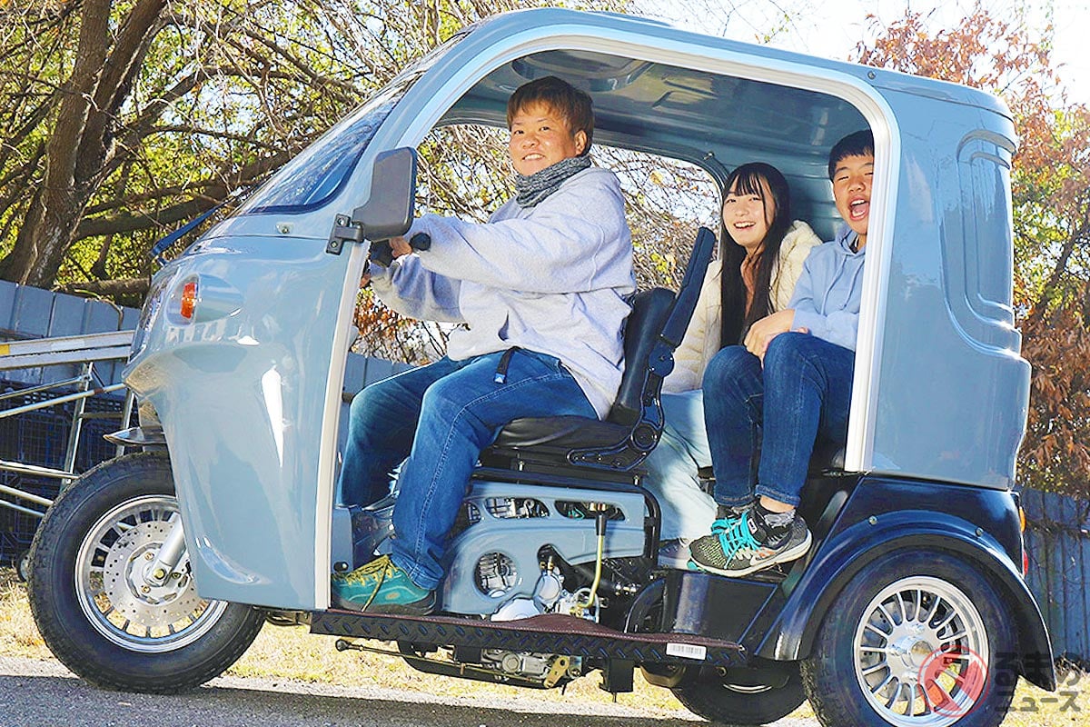 パワフルな新型「3人乗りトライク」予約スタート！ “250ccエンジン”搭載した「新型APトライク250」ついに市販化！ カーターが提示した「購入の条件」とは！（くるまのニュース）の写真(2 ...