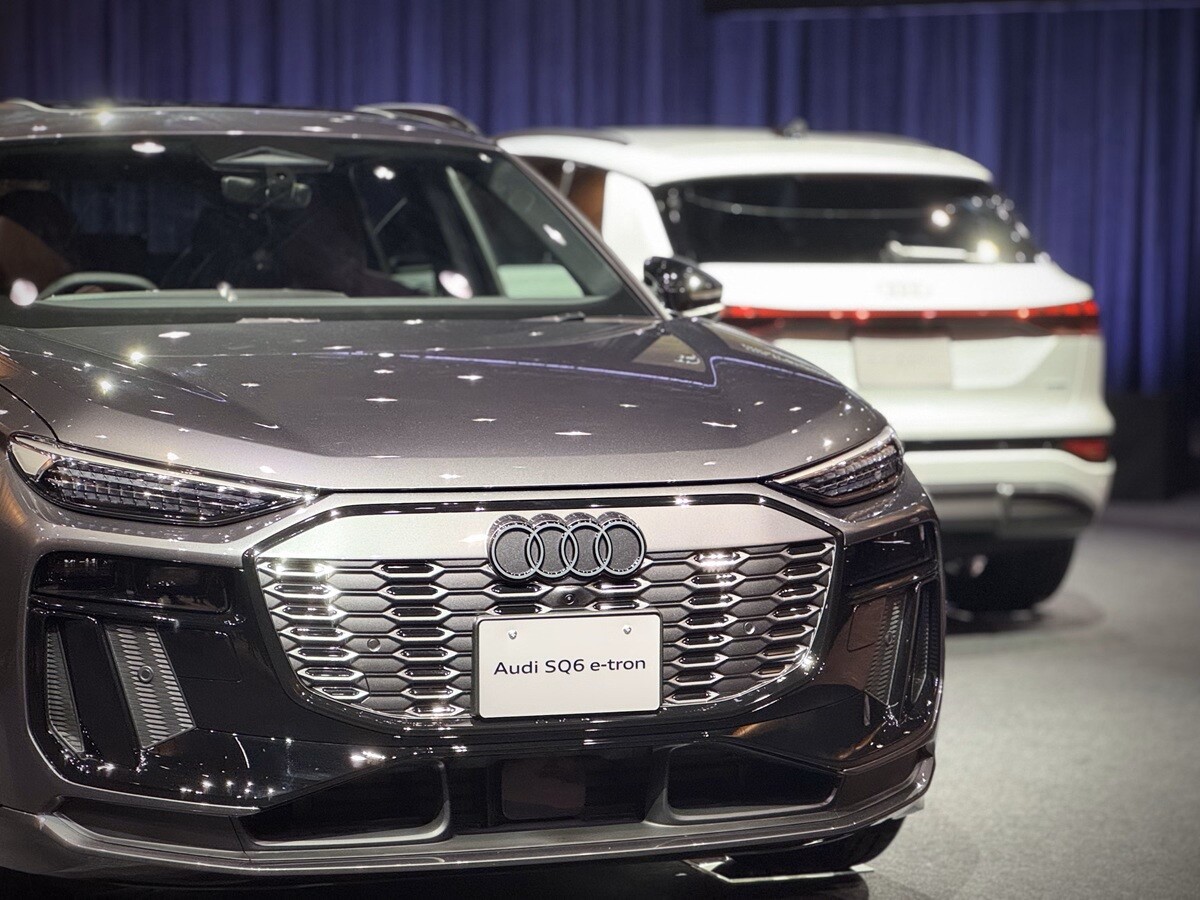 アウディの新型BEV「Audi Q6 e-tron（アウディ Q6 e-tron）」が日本上陸 あらゆる性能を向上させた新プラットフォームPPEを採用した新世代（AutoBild Japan ...