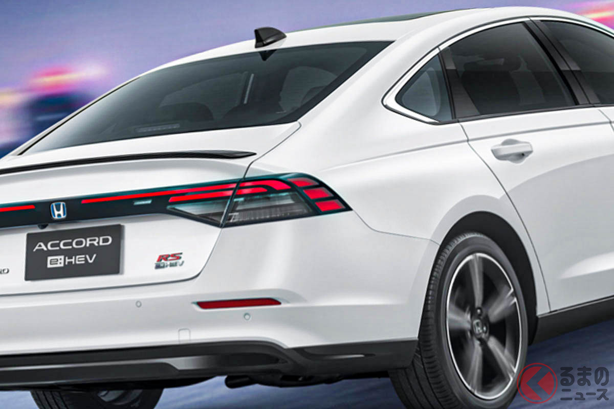 全長5m級！ ホンダ新型「最上級セダン」実車公開！ めちゃスポーティな「RS」！ 美しすぎる「アコード」泰に登場（くるまのニュース） | 自動車情報・ニュース - carview!
