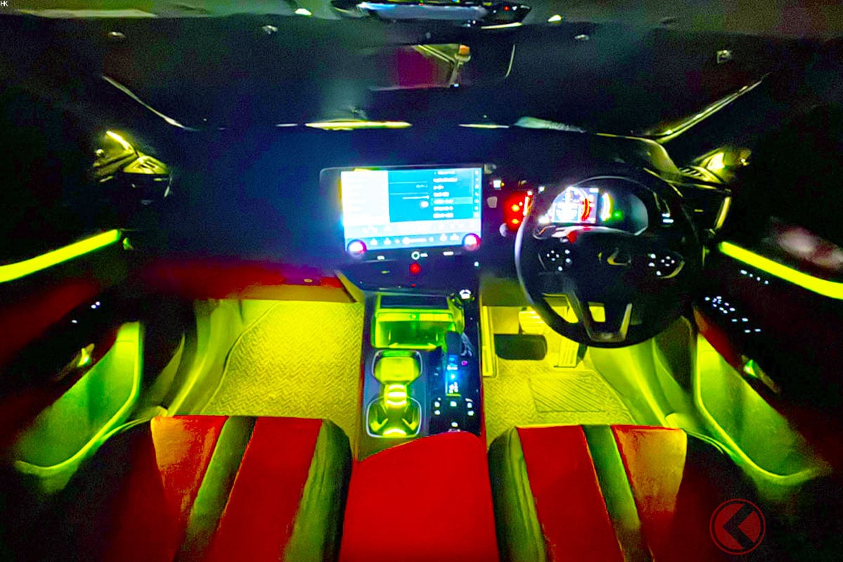 レクサス「NX」が“めちゃ上品”に光る！ 初搭載される「ゆらぎイルミネーション」が超スゴイ！ KINTO FACTORY発表の「専用アイテム」どんな機能？ 「LBX」や「IS」を進化させる ...